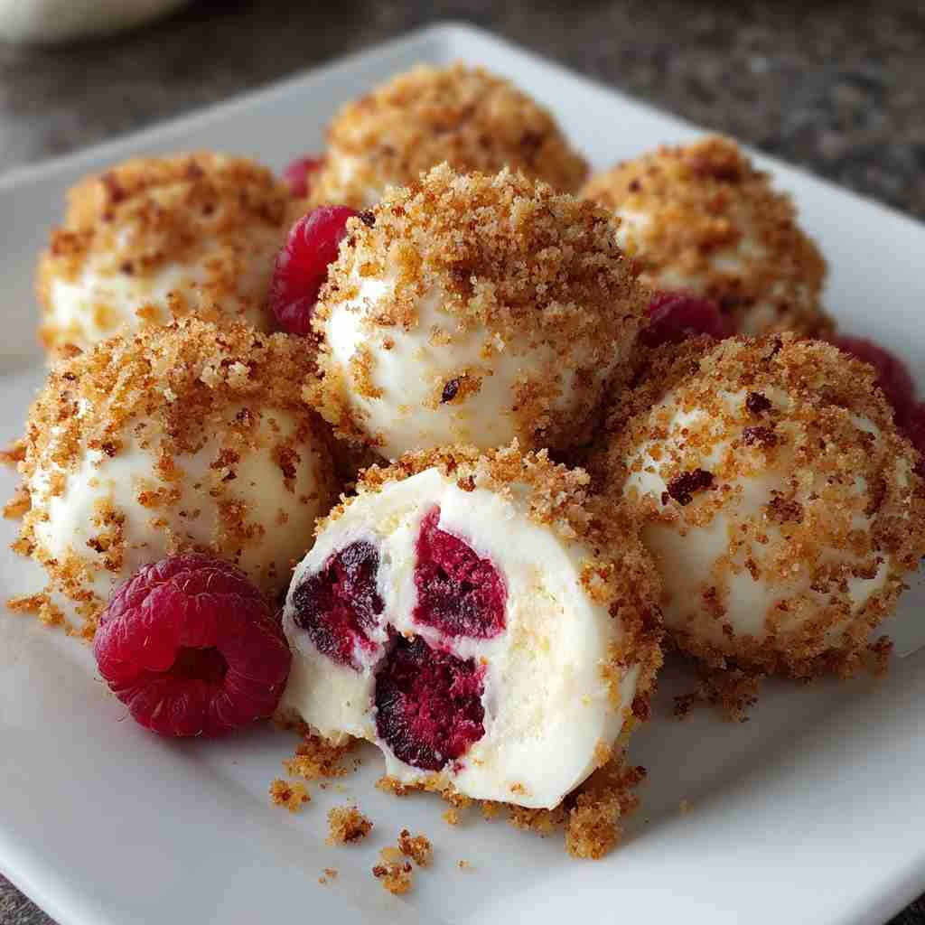 Raspberry Cheesecake Truffles